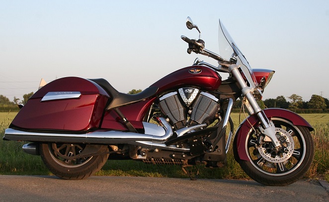 victory twin cross roads motorbike claims after accident